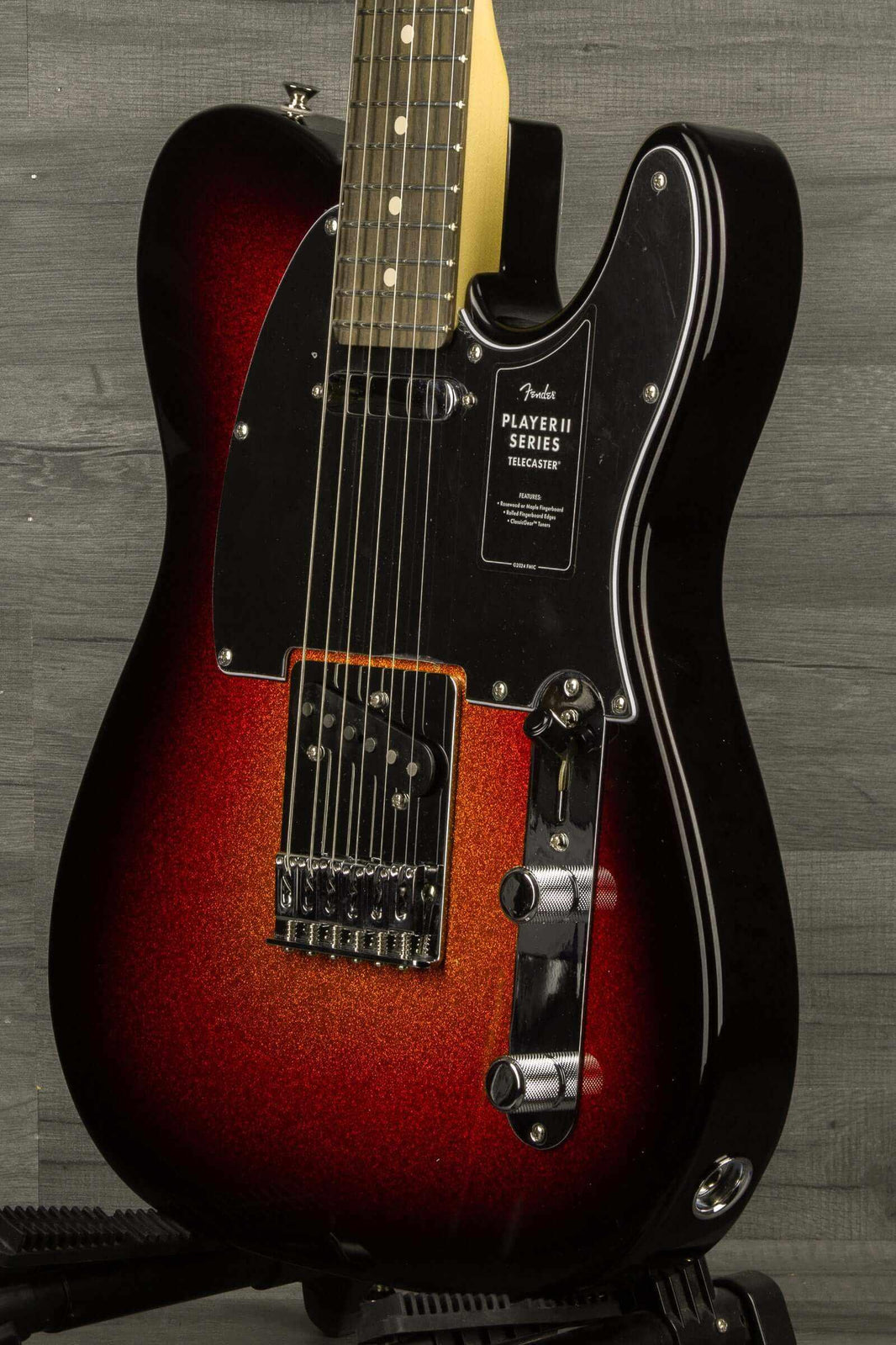 Fender Limited Edition Player II Telecaster, Sparkle 3-Color Sunburst ...