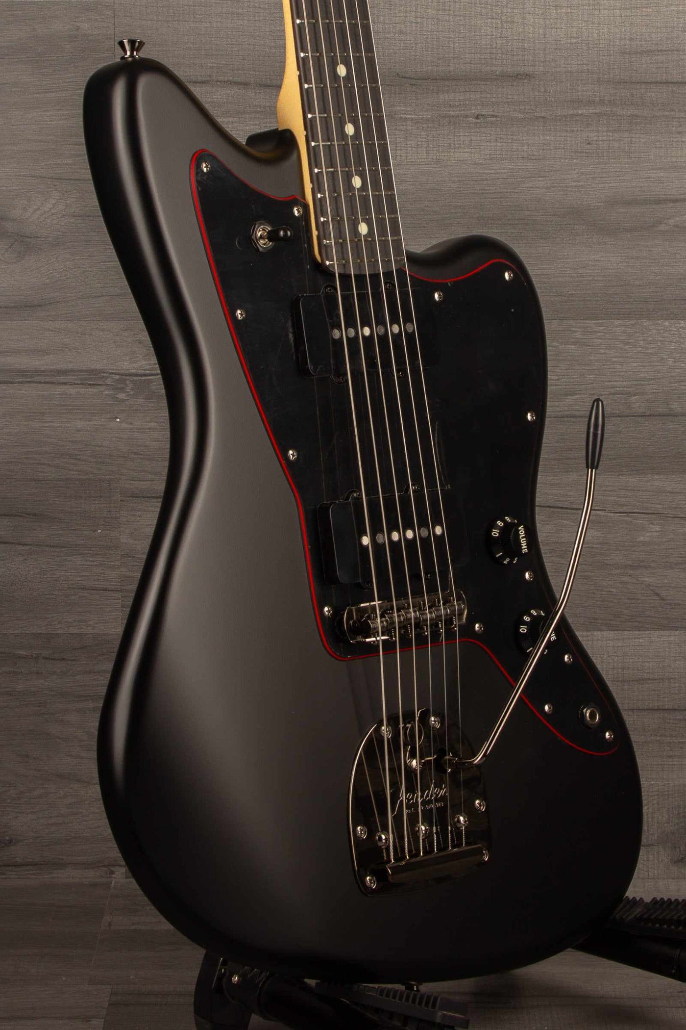 Fender Limited Hybrid II Black Jazzmaster, Noir, Rosewood