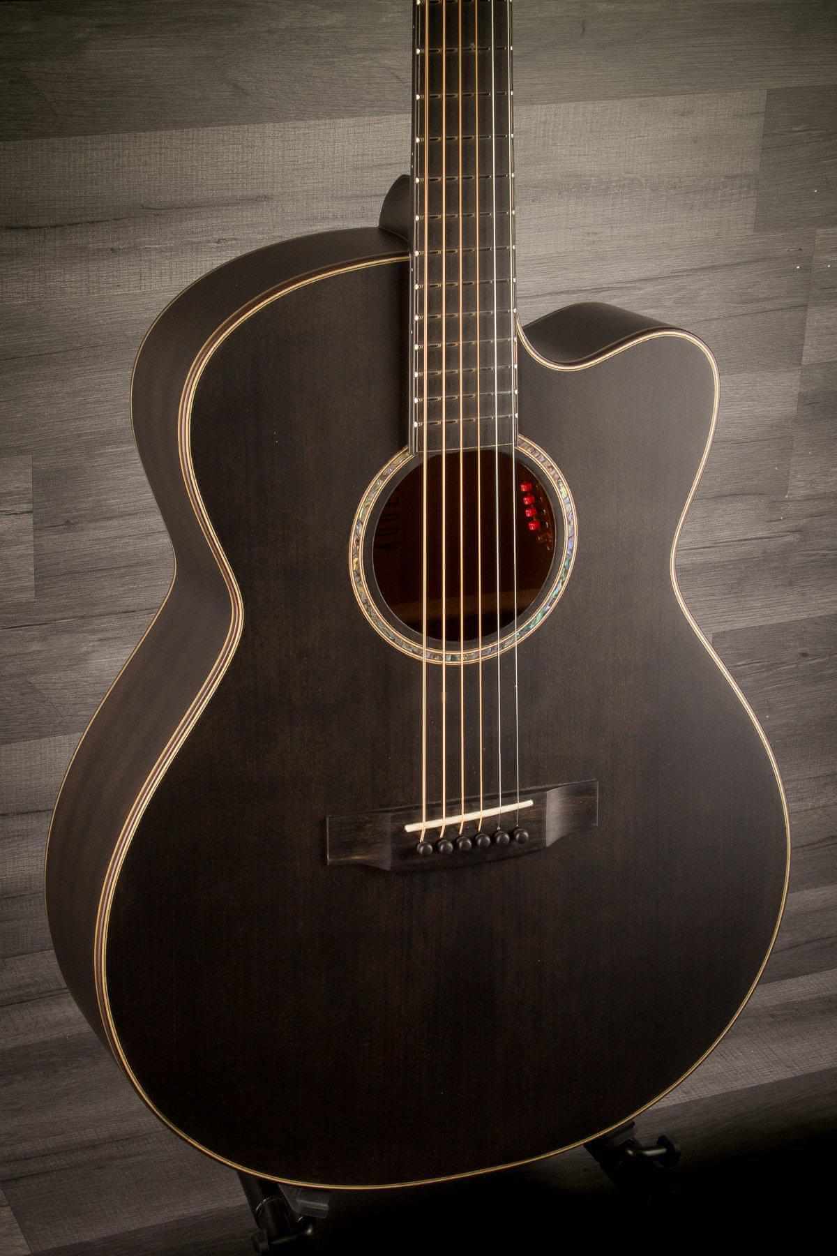 Auden Austin Cutaway Electro Acoustic Guitar - Satin Black