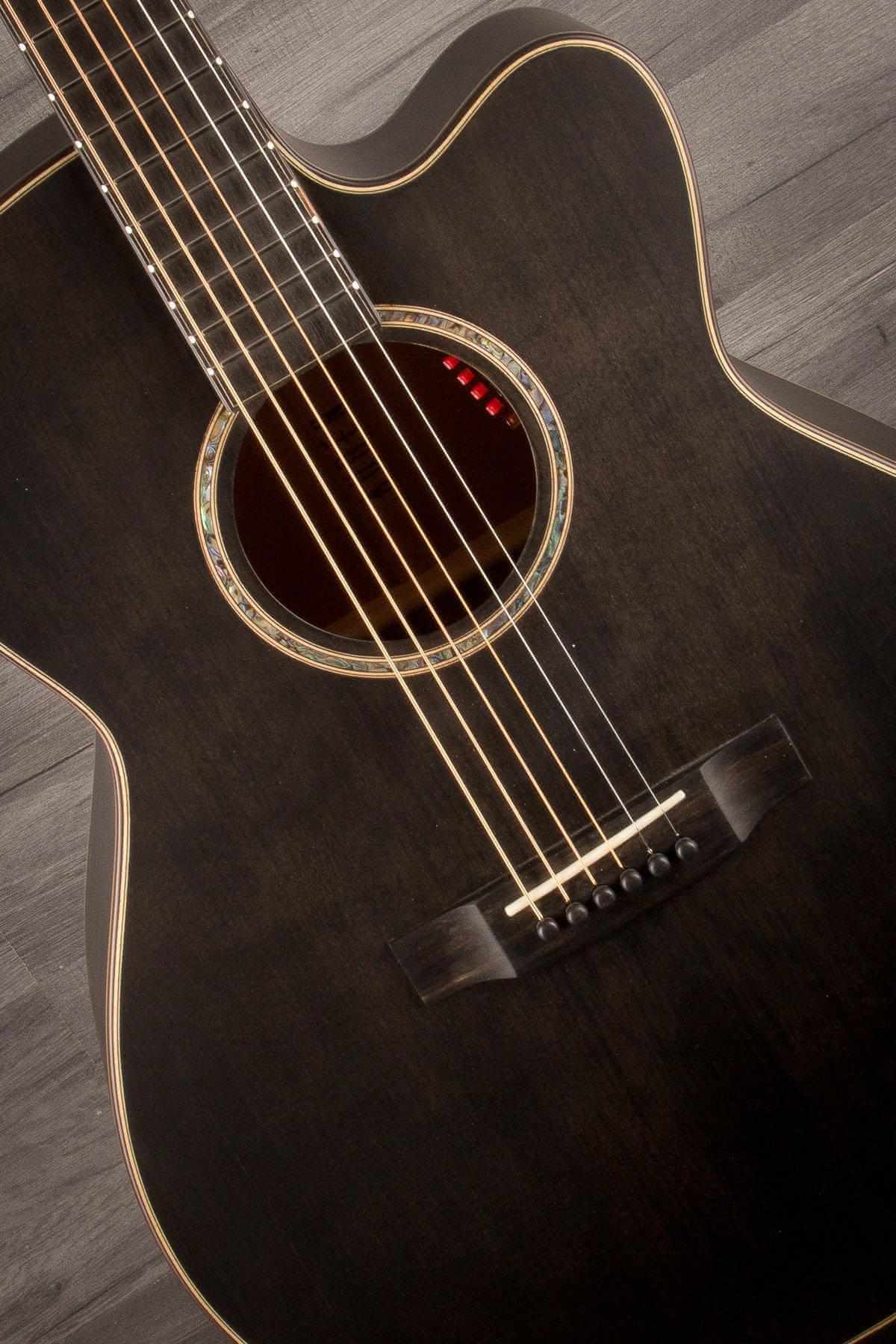 Auden Austin Cutaway Electro Acoustic Guitar - Satin Black