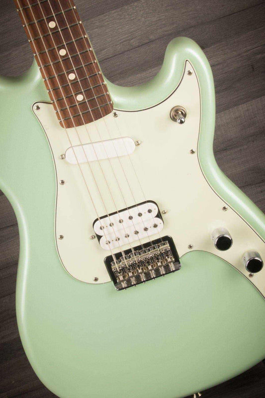 Buy Fender Duo Sonic HS Pau Ferro - Surf Green Electric Guitar In UK