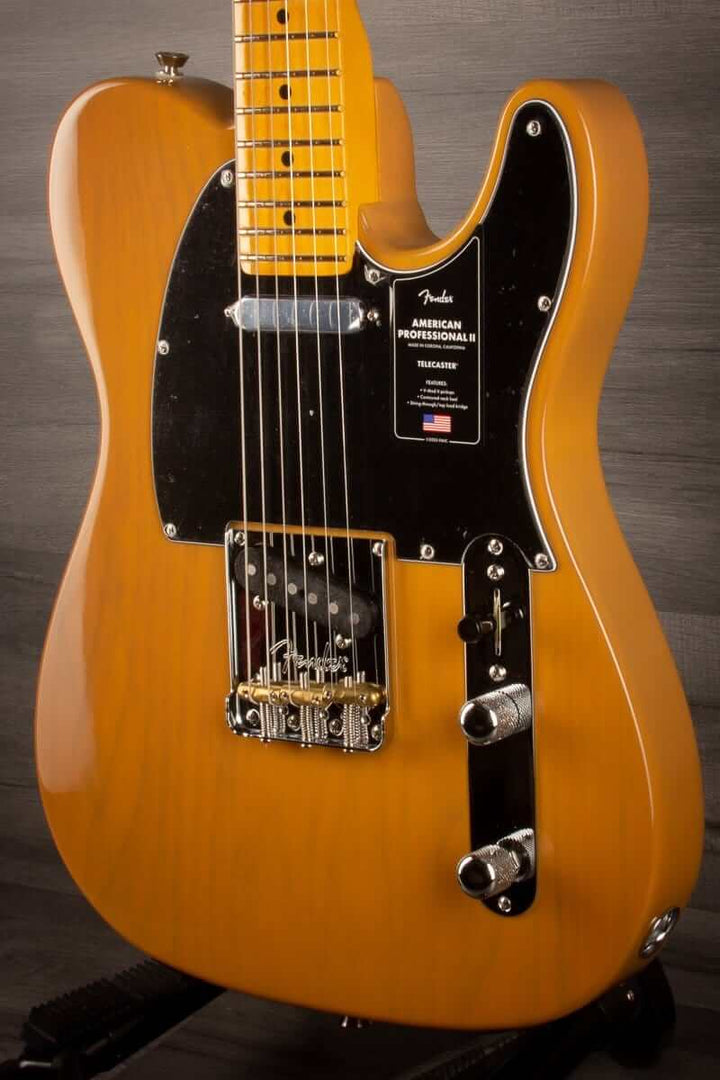 USED - Fender American Pro II Telecaster - Maple , Butterscotch