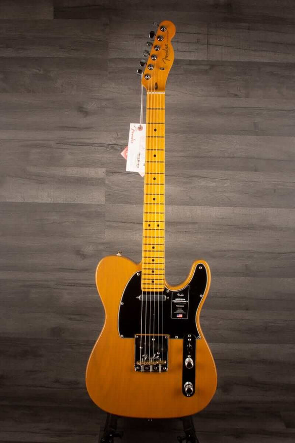 USED - Fender American Pro II Telecaster - Maple , Butterscotch