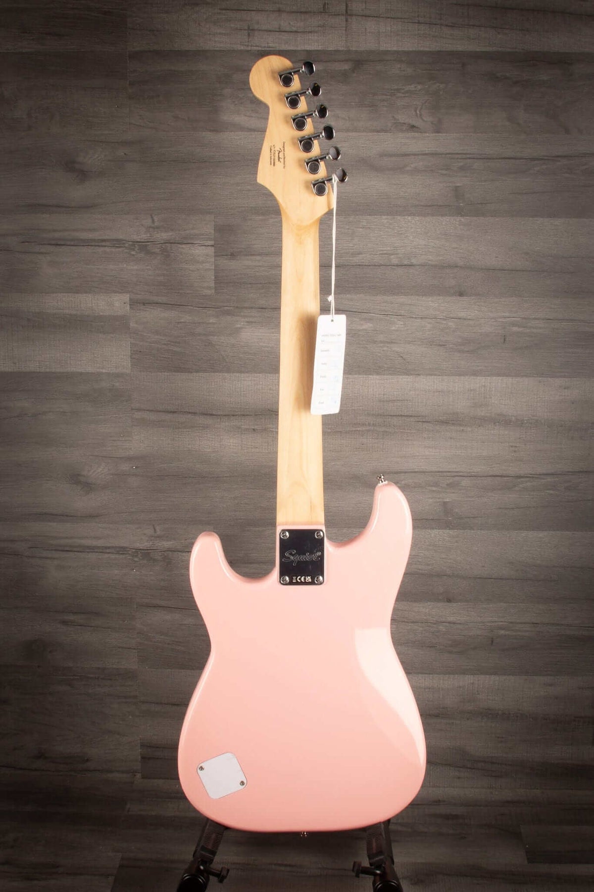 Squier Mini Stratocaster Pink Electric Guitar | Muiscstreet UK